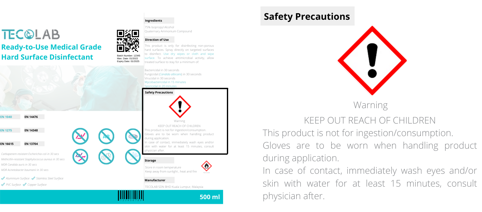 How to Read Disinfectant Labels? | TECOLAB
